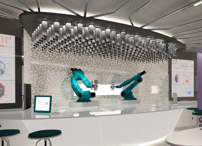 Have your cocktail served by a robot on Royal Caribbean’s Quantum of ...